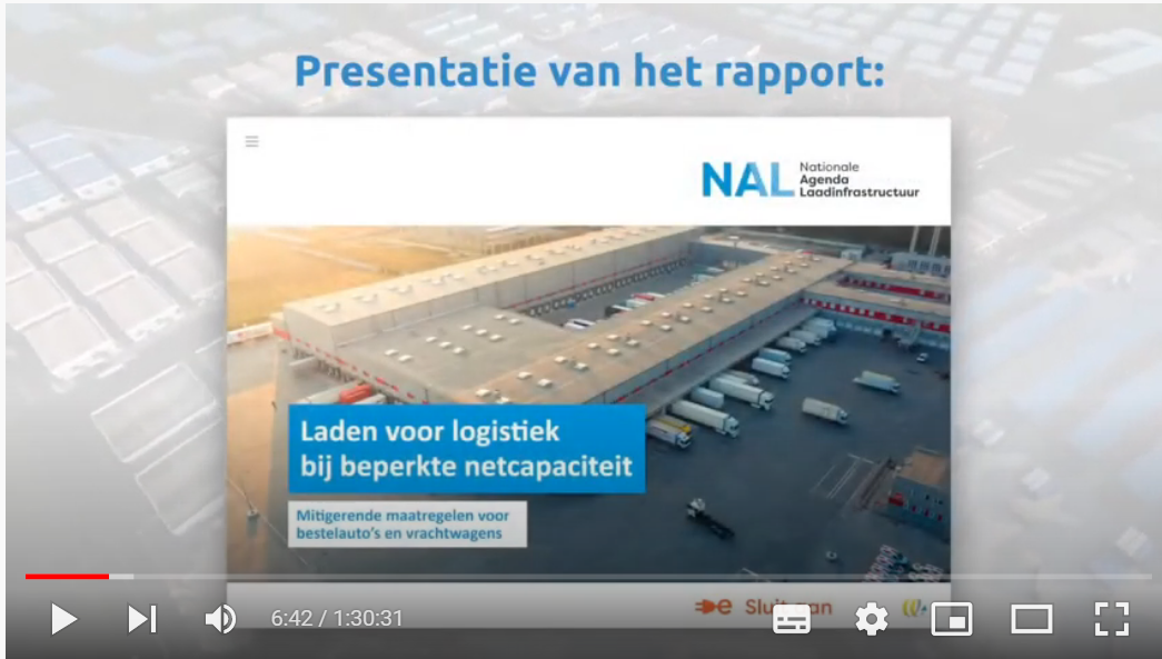 NAL WEBINAR | Logistiek laden bij beperkt energieaanbod | Do 29 september - CE Delft
